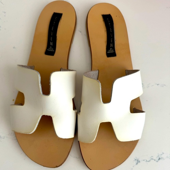 Steven By Steve Madden | Shoes | Steven New York Womens White Leather ...